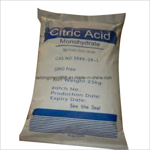 Citric Acid Monohydrate (CAS No 5949-29-1) Manufacturers, Suppliers ...