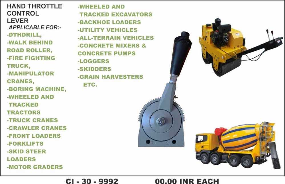 Hand Throttle Control Lever Jcb (cinewjan) at Best Price in Delhi | Ci ...