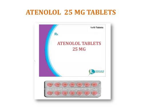 Atenolol 25 Mg Tablets at Best Price in Ankleshwar | Niksan Healthcare