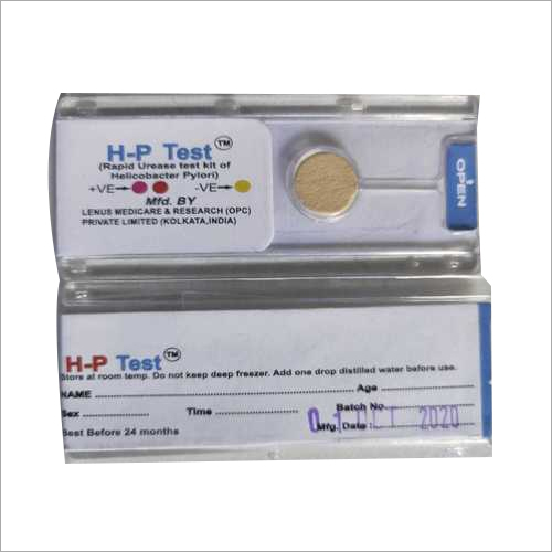 Transparent H Pylori Test Kit At Best Price In Kolkata Lenus Medicare Transparent H Pylori Test Kit At Best Price In Kolkata Lenus Medicare
