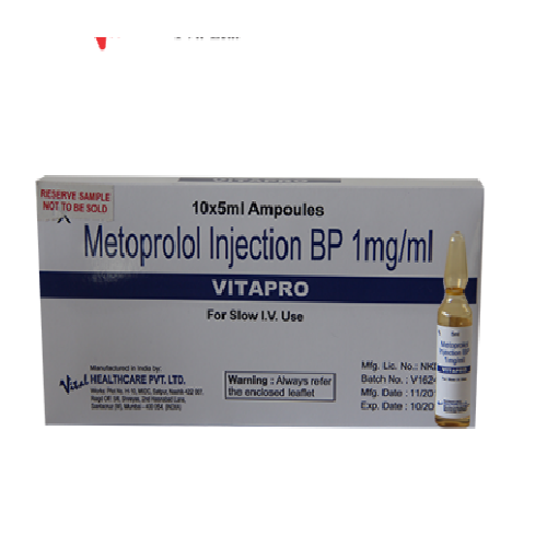 Liquid Metoprolol Injection at Price 1 USD/Box in Surat | ID: c7110530