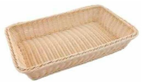 Brown 12X16 Inch Poly Rattan Basket Rectangle at Best Price in Delhi ...