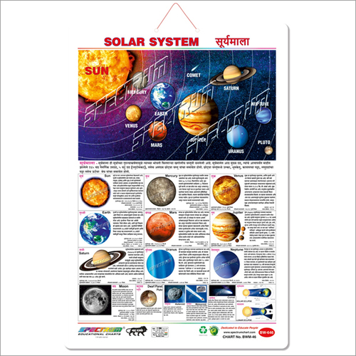 Marathi Solar System Educational Wall Chart Manufacturer Supplier In Mumbai Marathi Solar System Educational Wall Chart Manufacturer Supplier In Mumbai