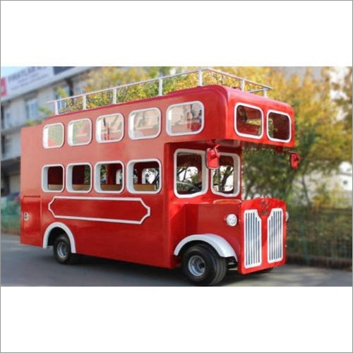 Double Decker Amusement Bus Ride Passenger Capacity: 20 Seater at Best ...