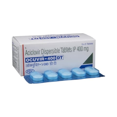 Acyclovir Dispersible Tablets I.P. 400 Mg (Ocuvir) General Medicines at ...