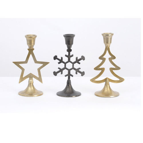Brass Three Different Types Of Candle Holder at Best Price in Moradabad ...
