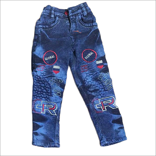 Blue Blue Kids Full Length Printed Jeans at Best Price in Delhi | New ...