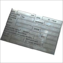 Any Shape Industrial Ss Name Plate at Best Price in Sangli | Joshi ...
