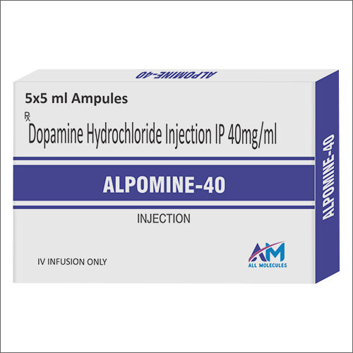 40Mg Dopamine Hydrochloride Injection Ip at Best Price in Barwala | All ...