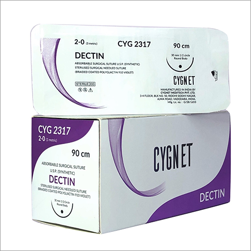 90 Cm Cyg 2317 Absorbable Surgical Suture Usp (Synthetic) at Best Price ...