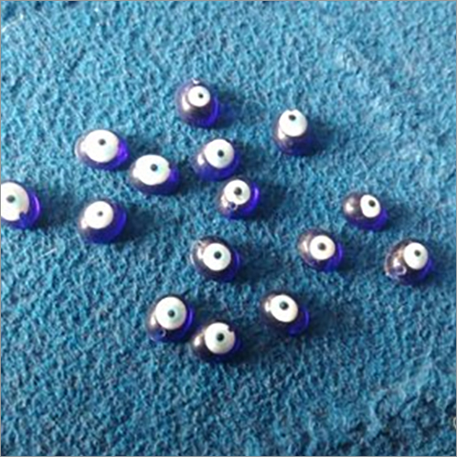Blue Acrylic Eye Beads at Best Price in Aligarh | Kashim Glass Beeds