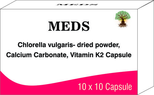 Chlorella Vulgaris-Dried Powder, Calcium Carbonate, Vitamin K2 Capsule ...