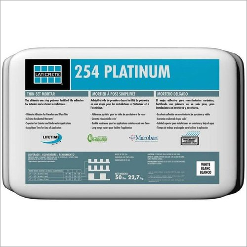Laticrete 252 Ag Silver Thin Set Tile Adhesive Application: Plaster at ...
