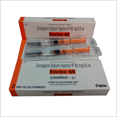 60 Mg Enoxaparin Sodium IP Injection Latest Price 60 Mg Enoxaparin 