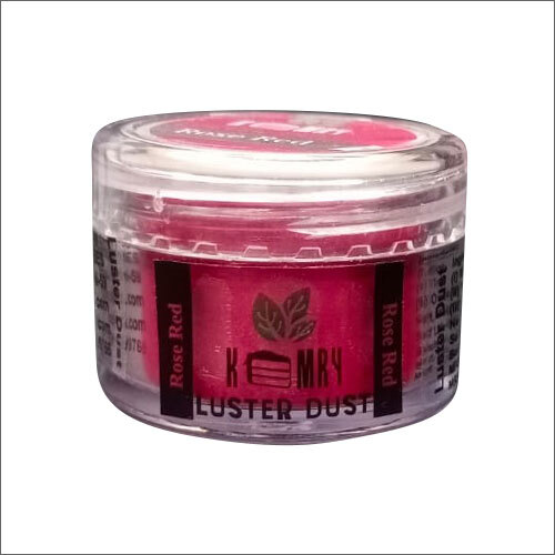 Powder Rose Red Edible Luster Dust at Best Price in Delhi | Hsj Industries