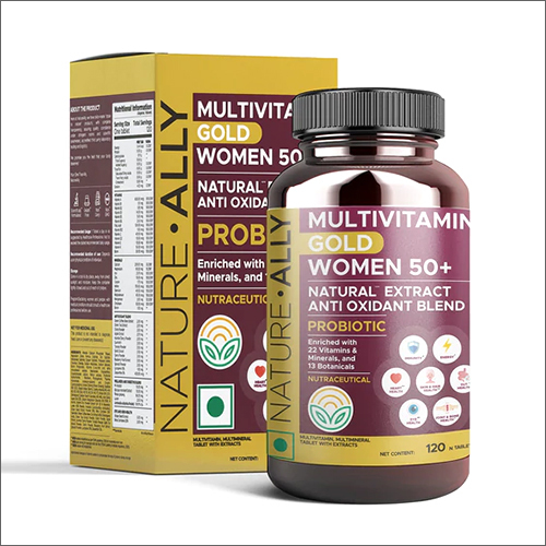 Multivitamin Gold For Ladies 50 Plus Dosage Form: Tablet at Best Price ...