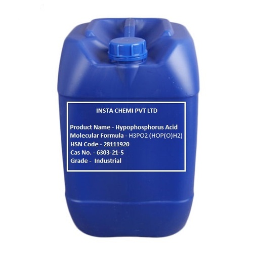 Hypophosphorous Acid (CAS No 6303-21-5) Manufacturers, Suppliers and ...