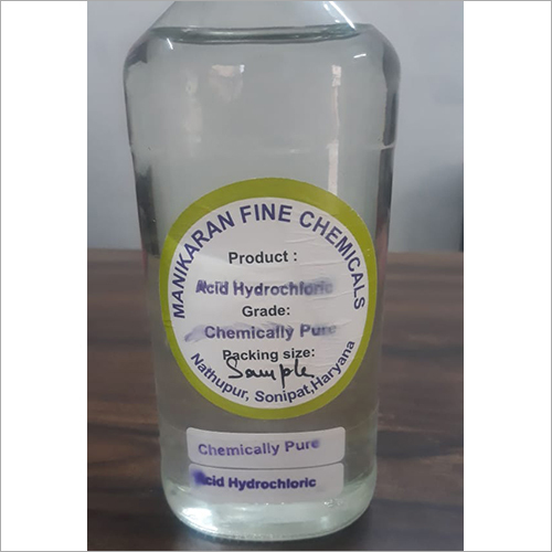 Hcl Chemically Pure Grade Application: 7647-01-0 at Best Price in ...