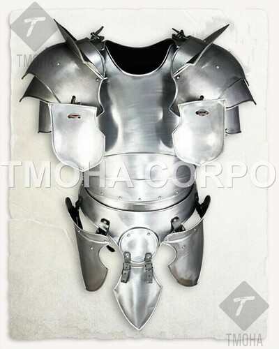 Iron Medieval Steel Half Body Armour Roman Legatus Cuirass With Vendel ...