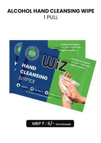 Wiz Hand Cleansing Sanitizing Wipes Single Age Group: Adults at Best ...