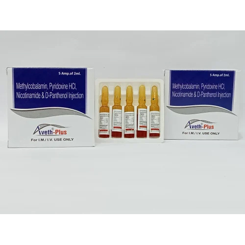 Methylcobalamin Pyridoxine Hydrochloride And Nicotinamide Injection at ...