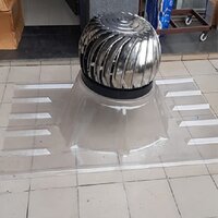 Commercial Transparent Polycarbonate Ventilator Base Plate at Best ...