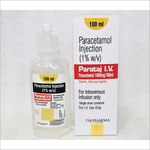 Paracetamol Intravenous Infusion Bp 1000Mg at Best Price in Mumbai | Taj Pharmaceuticals Ltd.