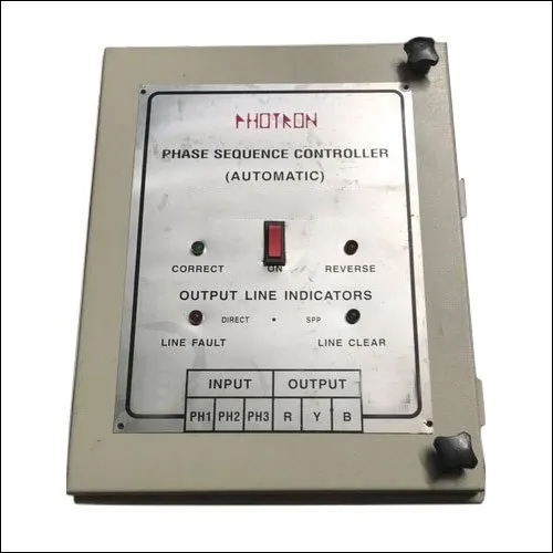 Phase Sequence Controller Cover Material: Mild Steel at Best Price in Delhi | Lucknow Electronics