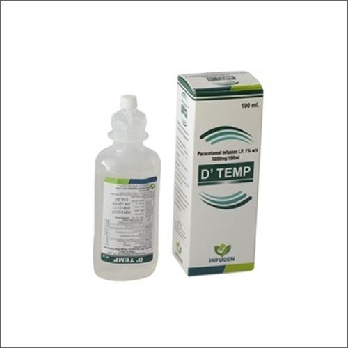 Paracetamol Infusion 1 W-V 1000Mg-100Ml Ip Use Type: Single Use Only at ...