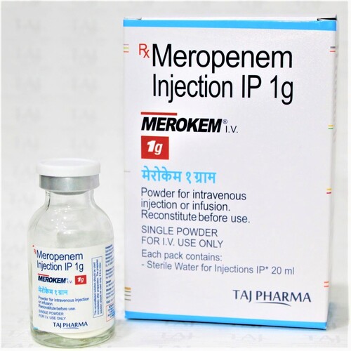 Meropenem Injection Ip 1Gm at Best Price in Mumbai | Taj ...
