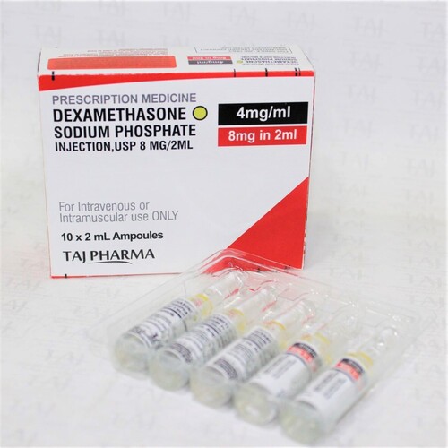 Dexamethasone Sodium Phosphate Injection 4Mg/Ml (8Mg/2Ml) at Best Price in Mumbai | Taj ...