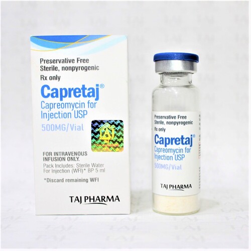 Capreomycin For Injection Usp 500Mg at Best Price in Mumbai | Taj ...