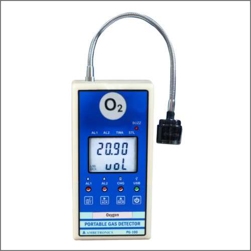 Stainless Steel Pg 100 G Portable Single Gas Detector With Flexible Gooseneck Probe at Best ...