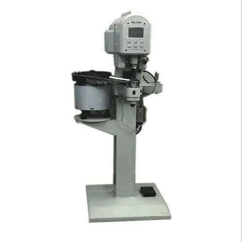 Semi-Automatic Button Attach Machine I Jeans Button And Rivet Attaching ...