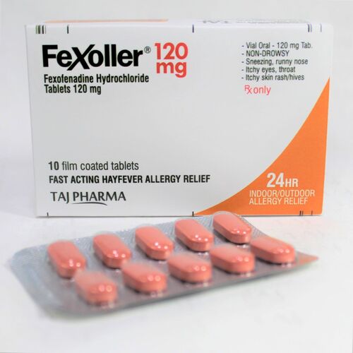 Fexofenadine Hydrochloride Tablets 120Mg at Best Price in Mumbai | Taj ...