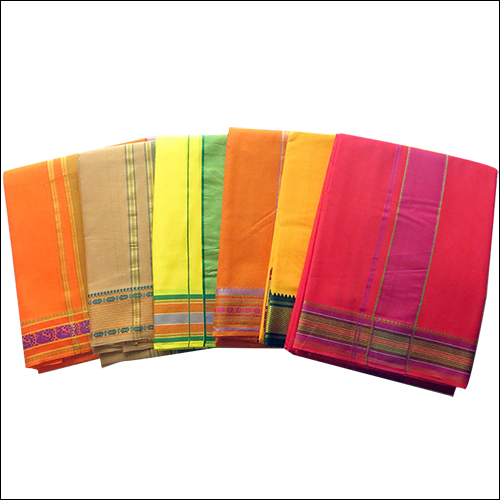 Multicolour Multi Color Dhoti at Best Price in Coimbatore | Annai Tex
