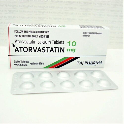 Atorvastatin Calcium Tablets 10Mg at Best Price in Mumbai | Taj ...