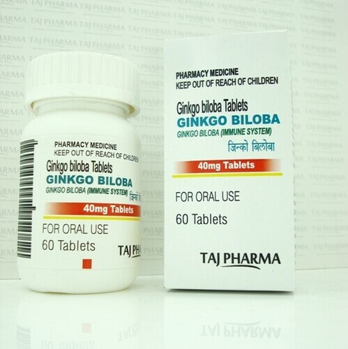 Ginkgo Biloba Tablets 40Mg at Best Price in Mumbai | Taj ...