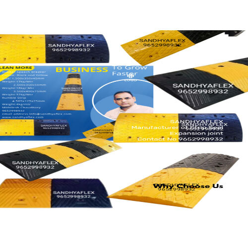 Black And Yellow Rubber Speed Breaker at Best Price in Hyderabad ...