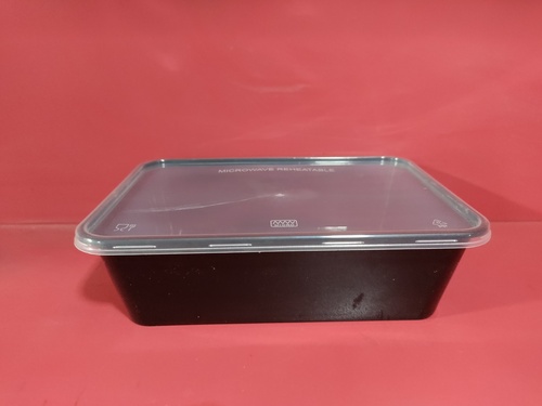 Black Rectangle Food Packing Container at Best Price in Delhi | A. V ...