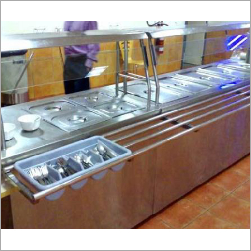 Metal Canteen Meal Serving Counter at Best Price in Badlapur | Ak Steel Art
