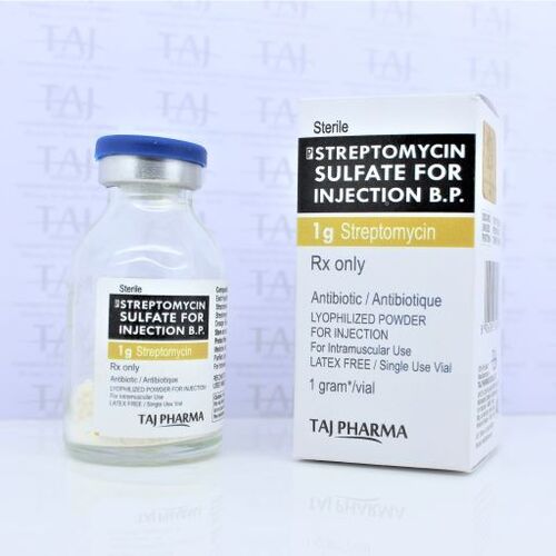 Streptomycin Sulfate For Injection Bp 1Gm at Best Price in Mumbai | Taj ...