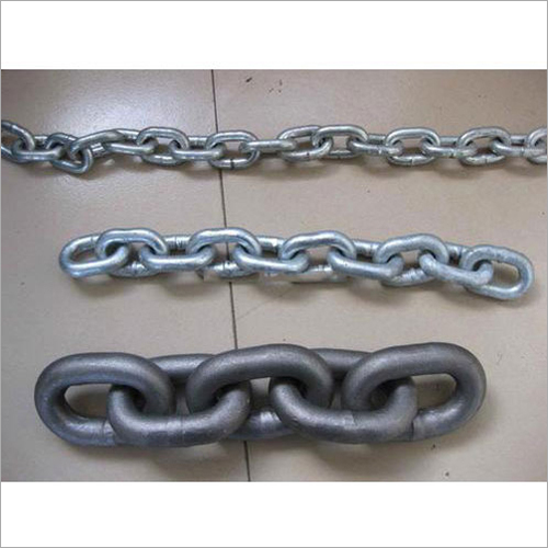 Galvanized Steel Link Chain Application: Construction at Best Price in ...