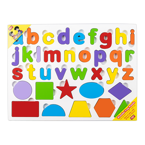 Small Alphabets And10 Shapes With Thumbcuts Age Group: 3 Year Plus at ...