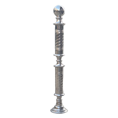 3 Inch Stainless Steel 202 304 2 Step Rajwadi Pillar Grade: First Class ...