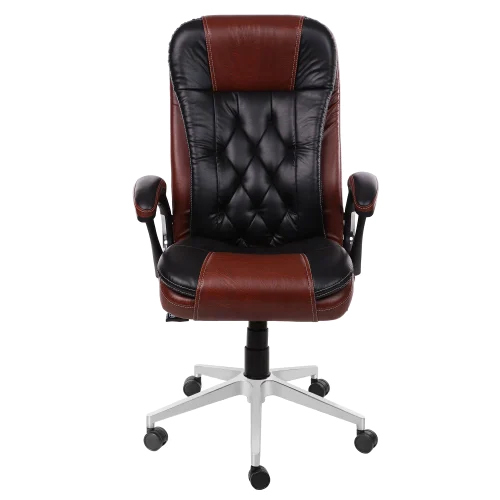 Black And Brown Ergonomic Tilting Office Chair at Best Price in New ...