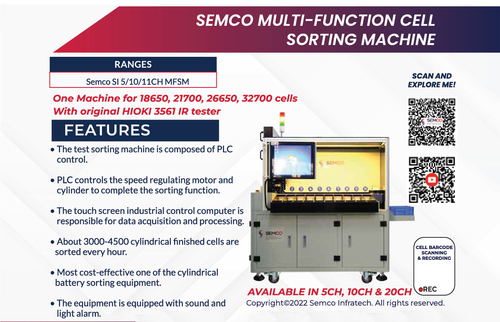 Semco Si 11C Mfsm - Multi Function Cell Sorting Machine 18/21/26/32 at Best Price in Delhi ...