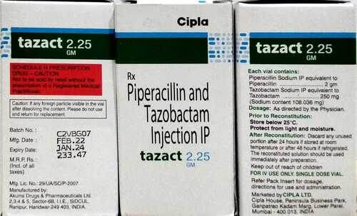 Tazact 2.25Gm Inj at Best Price in Mumbai, Maharashtra | Ram Medical Agency