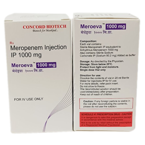 Liquid 1000 Mg Meroeva Injection at Best Price in Mumbai | Medisus Pharma