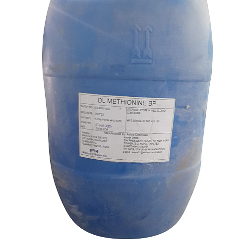 25Kg Dl Methionine Bp Chemical Application: Pharmaceutical Industry at ...